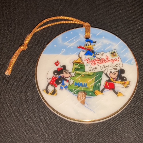 Disney | Holiday | Disneys Christmas Collection Disc Ornament Mickey ...